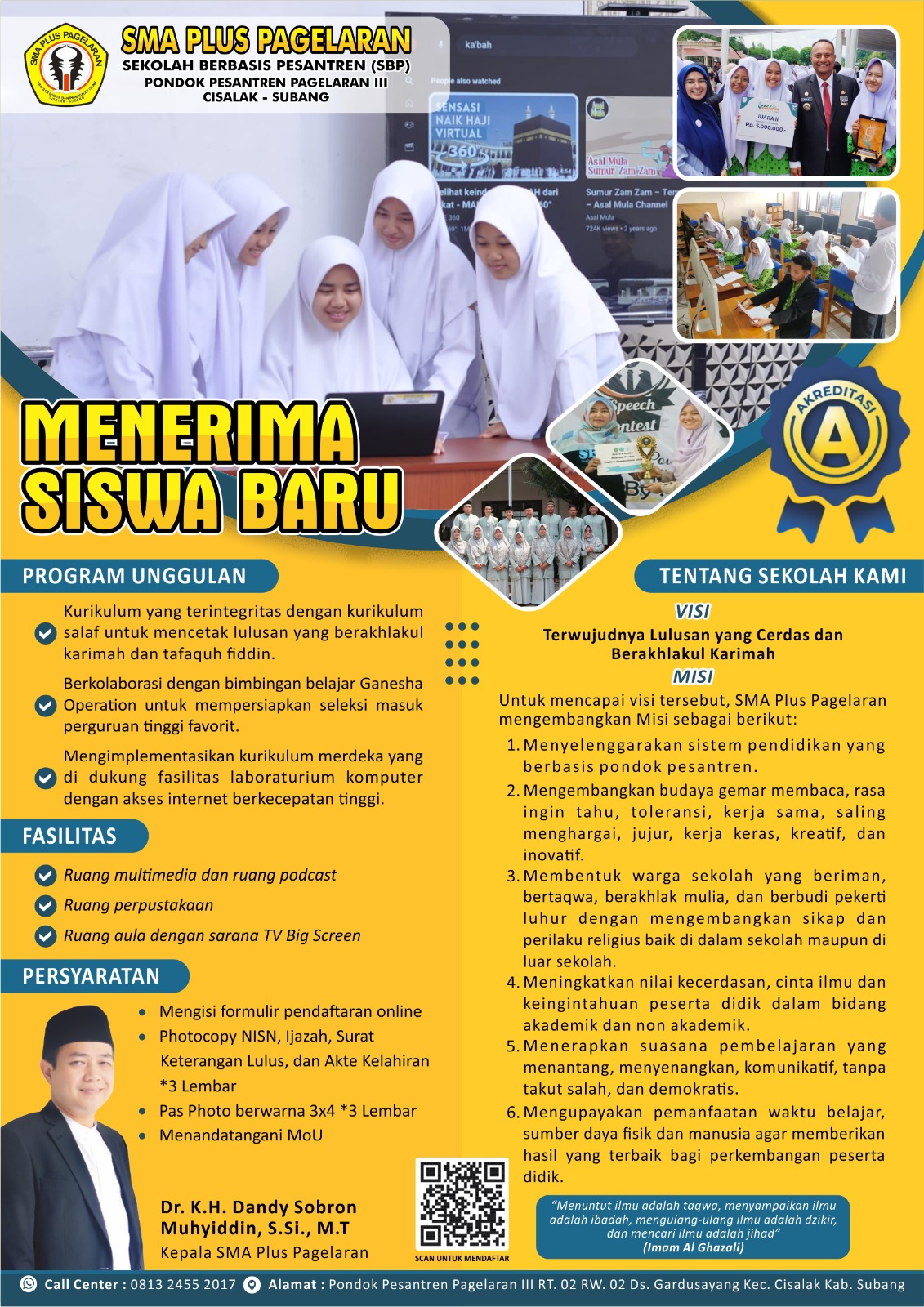 Pendaftaran Online - Pesantren Pagelaran 3