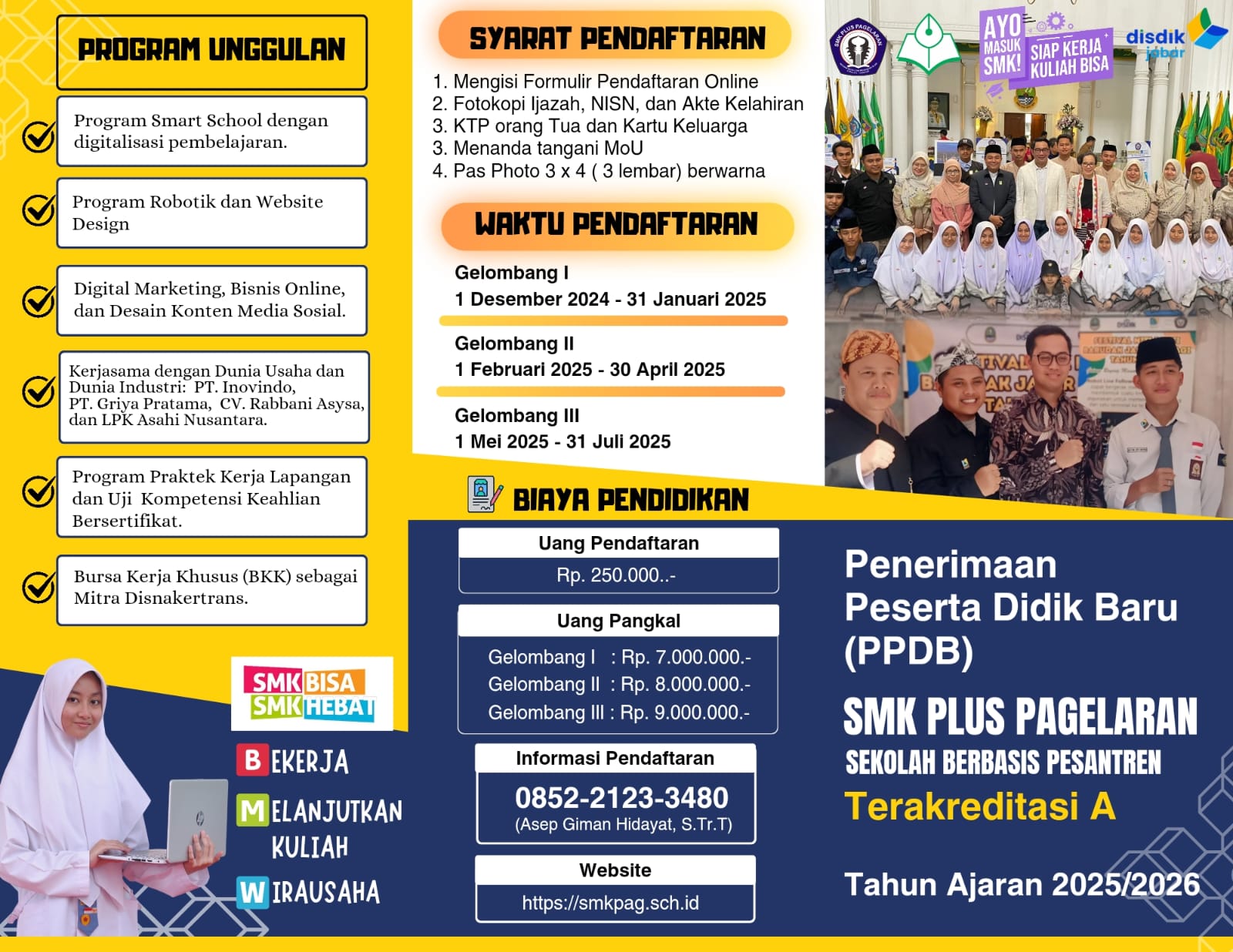 Pendaftaran Online - Pesantren Pagelaran 3